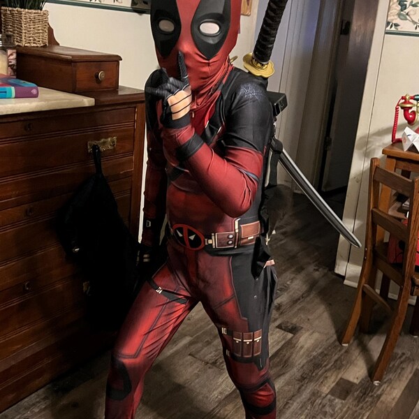 Scarlet Ben Rilley Spider Spider Suit Cosplay Costumedetached Mask - Etsy