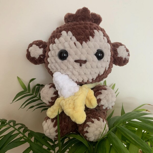 Hoodie Baby Monkey Crochet Pattern - Instant Download - Etsy