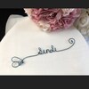 A Custom Wire Bookmark, A Personalized Wire Name Bookmark With Hearts,a ...