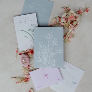 THREE SLOT Ring Box, Three Slot Velvet Ring Box, Three Slot Wedding ...