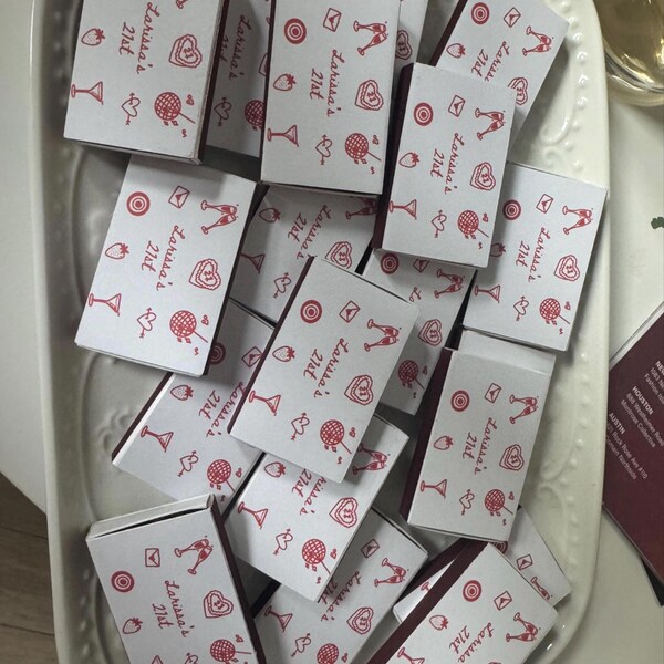 Custom Matchbox Design for Wedding Bridesmaid Gift Wedding Favor ...