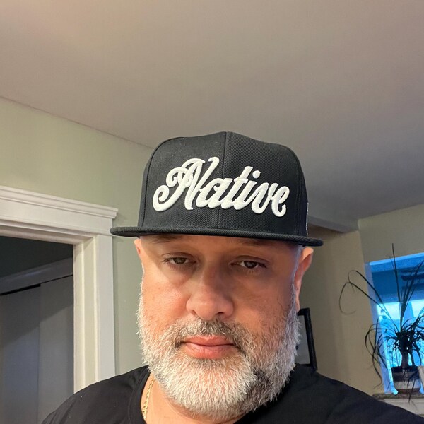 Indigenous Script Snap-back Hat - Etsy