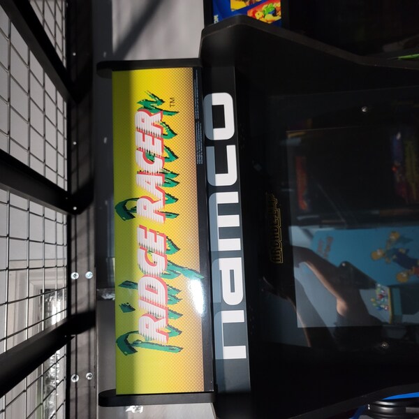 Arcade 1up RIDGE RACER NAMCO Decal - Etsy