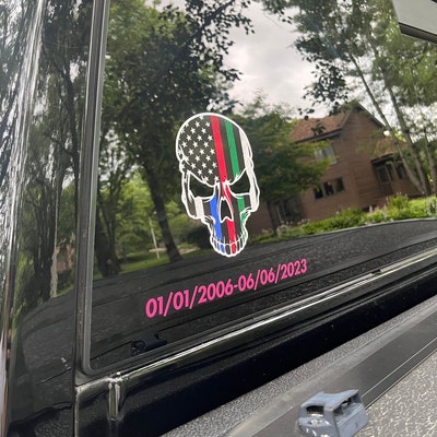 Custom Text Vinyl Decal Car Window Banner Personalized - Etsy