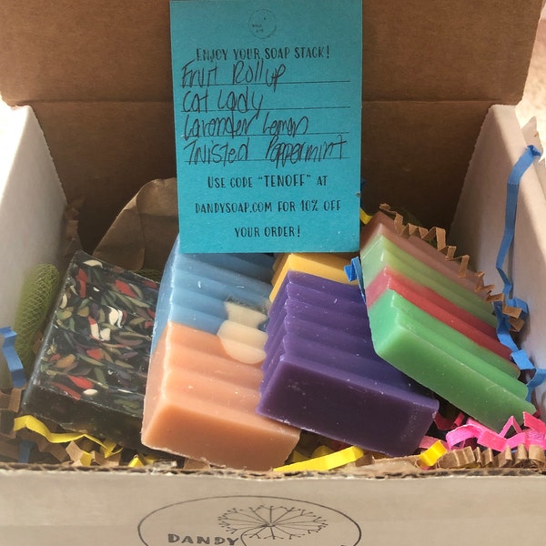 Soap Sample Pack | Handmade Soap Variety Stack | Mini Soap Bundle ...