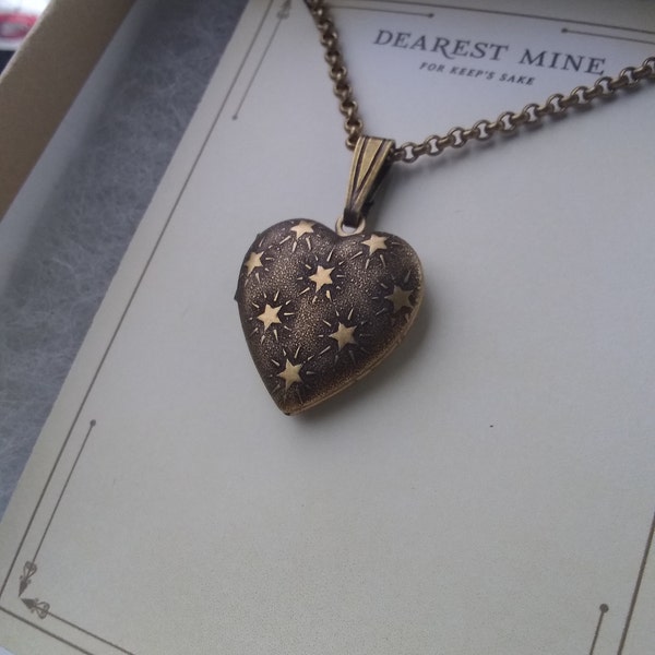 Shiny Gold Secret Message Locket - Gold Ball Locket Necklace - Gift for ...