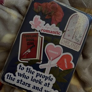 Fictional Men Lollipop Vinyl Sticker Romance Book Kindle Sticker - Etsy