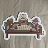 Cats Playing Rpg Sticker Rpg Sticker Tabletop Gaming Sticker RPG ...