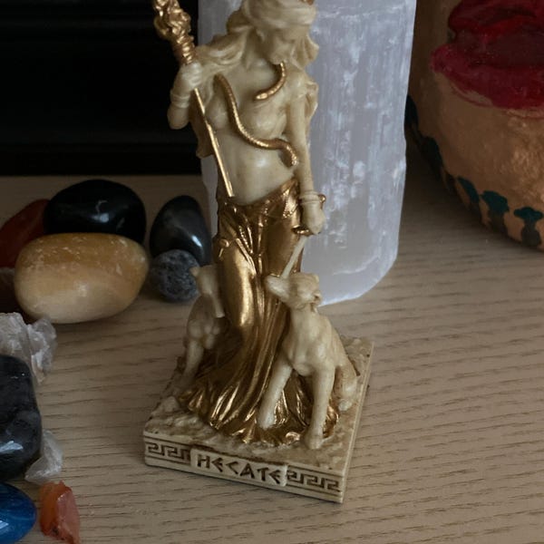 Vintage Pythia Statue Oracle of Delphi Ancient Greek High Priestess of ...