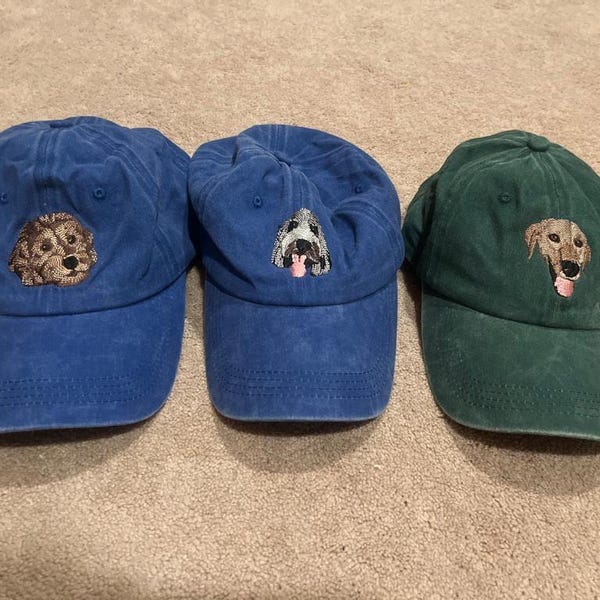 Custom Embroidered Outline Couples Hat From Photo, Couple Embroidery ...