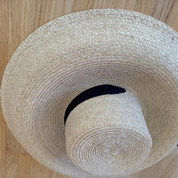 The Spire Straw Hat Straw Hat Stage Fashion Show Style Straw Hat Sun ...