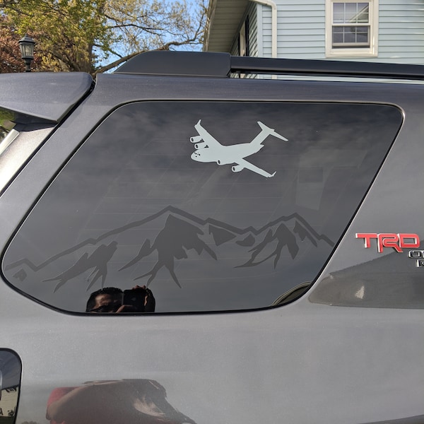 C-17 Decal [angle 1] C17 Decal, C-17 Sticker, C17 Sticker, C-17 Vinyl ...