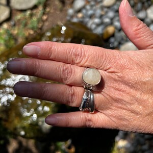Stack Ring, Silver Stacking Granulation Ring, Pebble Stack Rings, Artisan Rings, Stack Ring for ...