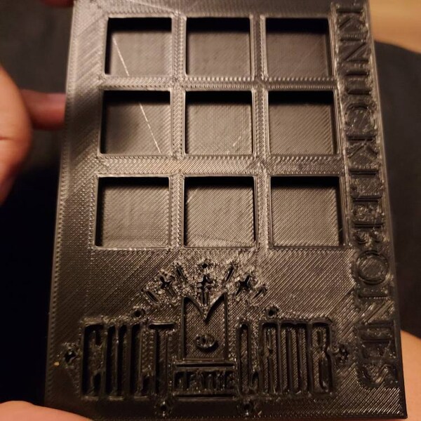 Black Compact Cult of the Lamb Knucklebones Game - Etsy