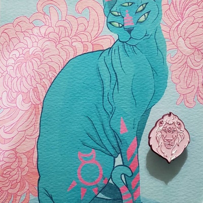 Cat Cult Button Badges - Etsy