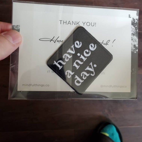 Have a Nice Day Embroidered Patch, Iron on Patch, Retro Patch, Patches ...