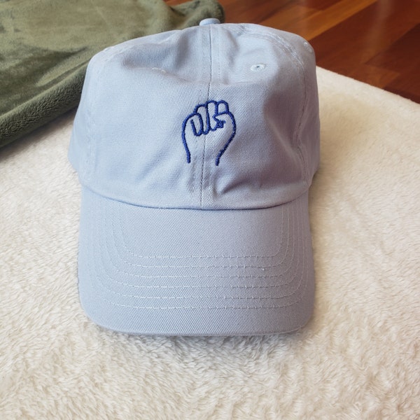 FIST Baseball Hat, Embroidered Dad Cap • Resist Hand Gesture ...
