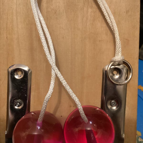 Ceyda Clackers Click Clacks Klackers Acrylic Balls String Rope Knockers ...