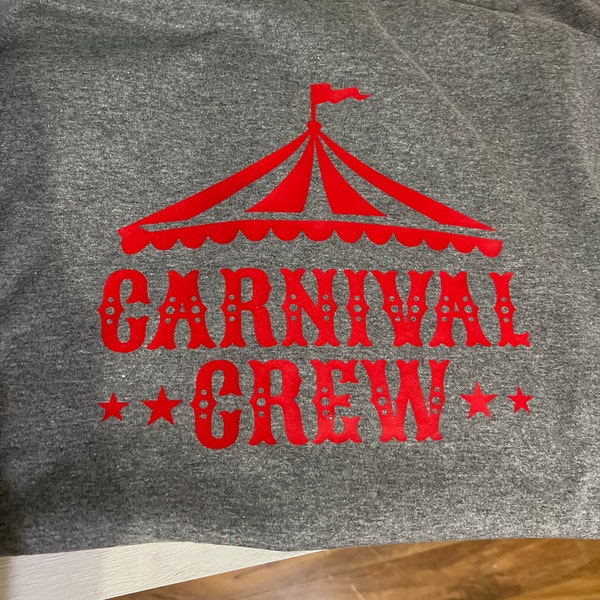 Carnival Crew SVG: Circus Birthday Shirt Design (digital Download) - Etsy