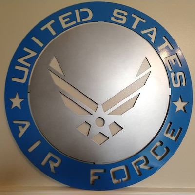 US Air Force Metal Sign Metal Home Decor Graduation Present Miltary ...