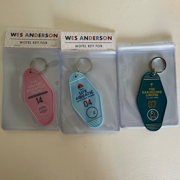 Wes Anderson Movie Inspired Retro Motel Key Fob - Etsy