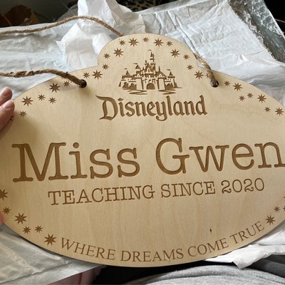 Custom Mickey Large Name Tag, Mickey Name Tag, Mickey Home Decor ...