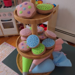 Felt Piping Bags , Felt Baking Set, Felt Food, Pretend Bakery, Felt ...