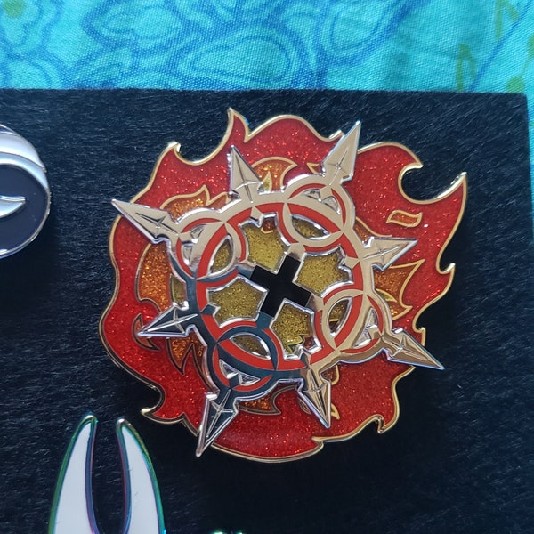 Kingdom Hearts Pin - Spinning Axel Chakram Enamel Pin Spinner - Etsy