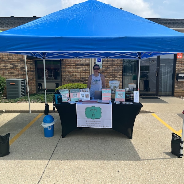 Light up 6 Foot Rolling Counter LED Glow Bar on Wheels - Etsy