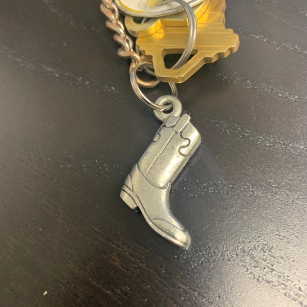 Cowboy Boots Keychain- K103 - Etsy