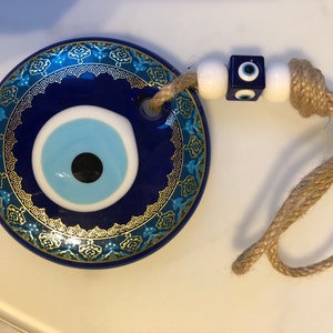Large Evil Eye Hanging Blue Evil Eye Evil Eye Outdoor | Etsy