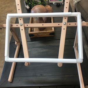 Needlework Table and Lap Hands-free Stand Made of Organic Beech Wood ...