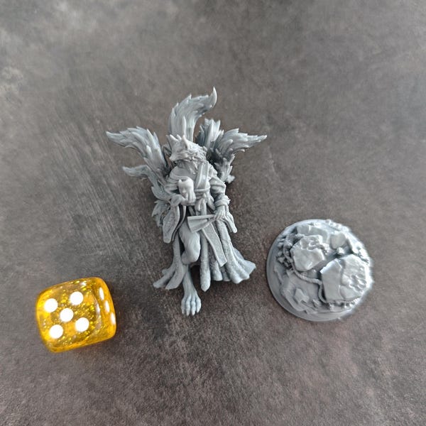 Heron - Tiefling Infernal Warlock Figure 12k + Base Print 3D RPG ...