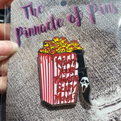Scream Horror Enamel Pin Wes Craven 90's Lapel Horror Brooch Scary ...