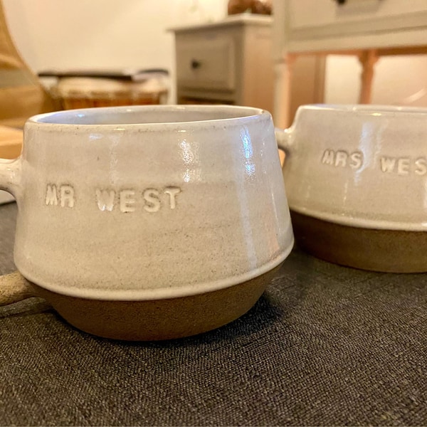 Ceramic Handleless Mug 13oz, Minimalist Mug No Handle 400ml, Grey and ...