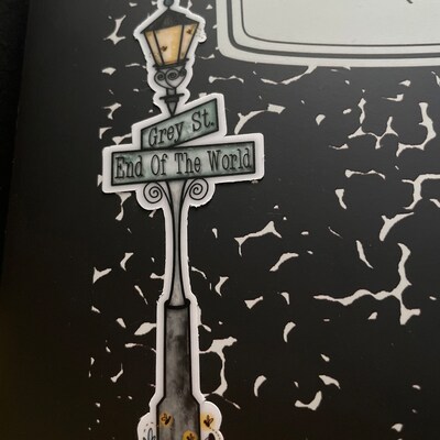 DMB Grey Street Lamp Sticker - Etsy