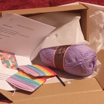 Childrens Sewing / Cross Stitch Kit With Binca Fabric, Blunt Needle and ...