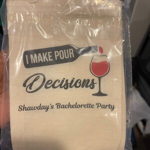 Wine Favors, Bachelorette Party Favor, Hangover Kit, Survival Kit ...