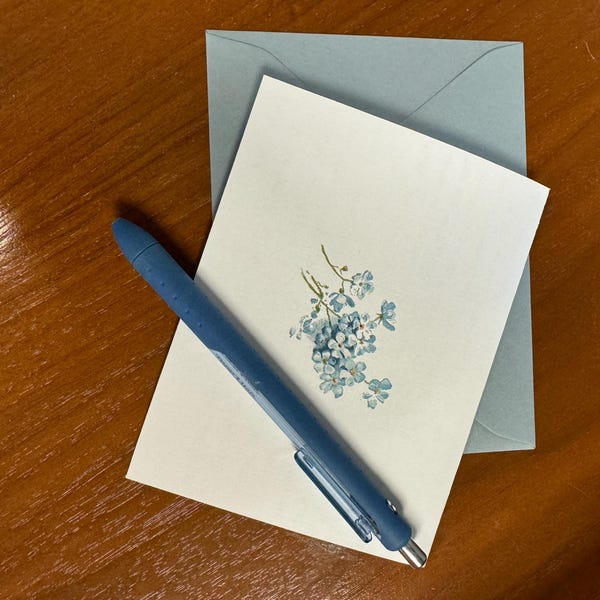 Spring Wildflower Floral Border Note Pad//50 Sheets - Etsy