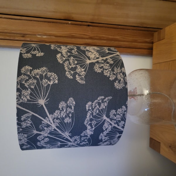 Seascape Lampshade, Coastal Lamp Shade, Applique, Fringed Artisan Shade ...