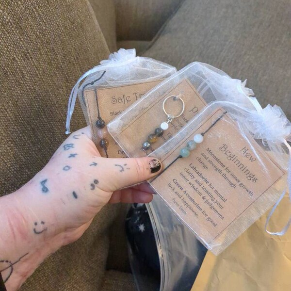 PERSONALISED Crystal Keyring. Custom Crystal Keyring. Healing Crystals ...
