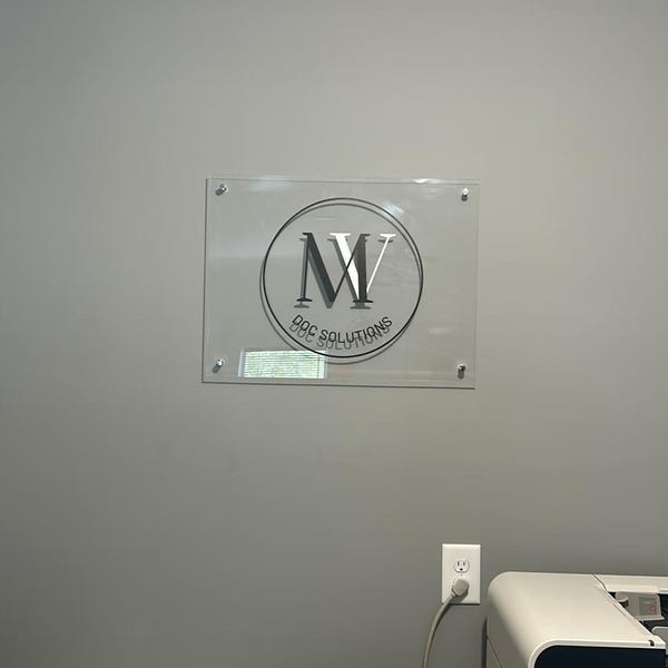 Custom Acrylic Sign, Acrylic Door Sign, Acrylic Office Sign ...