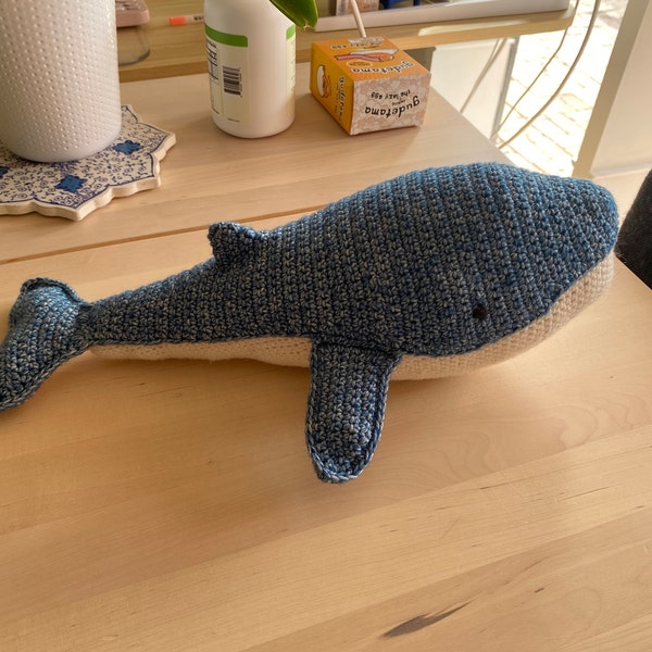 Whale Crochet Pattern, Blue Whale Amigurumi Pattern, Realistic Crochet ...