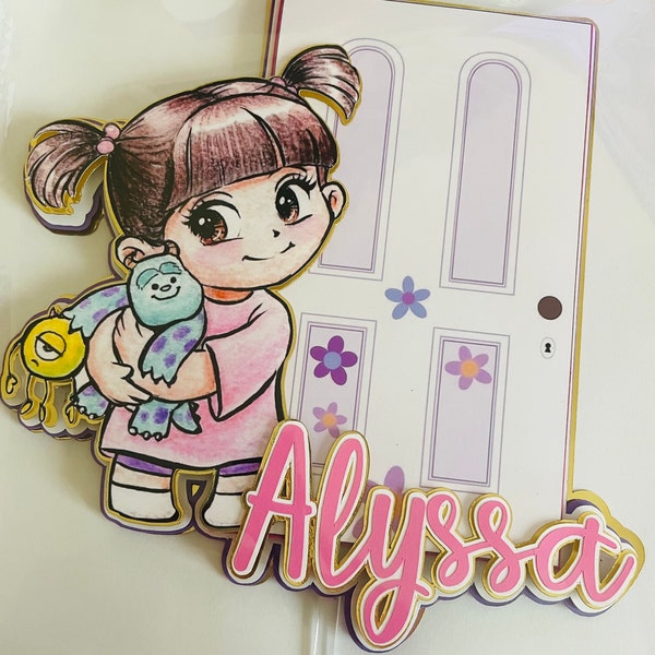 Monsters Topper/cake Topper/sa/sullivan/boo - Etsy