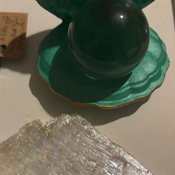 Foresight Scrying Mirror. Acrylic Face. Pocket Black Scrying Mirror ...