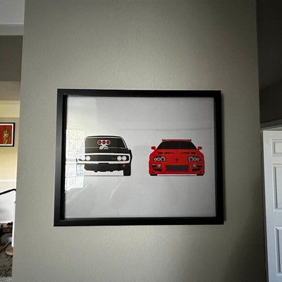 Chevy Camaro Generations 1967-present Inspired Car Poster Print Wall ...