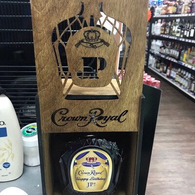 Crown Royal Box I Gift Box I Liquor Box I Custom Gift I Fathers Day ...