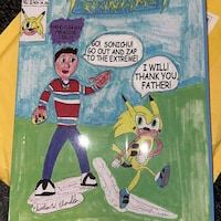 Handmade Sonichu Medallion, WITH MEGASTONE - Etsy UK