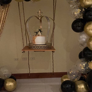 Biggest Crown Cake Stand , Metal Crown Cake Stand, Royal Themed Event ...