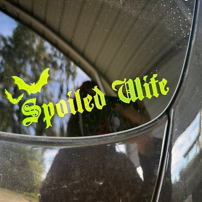 Spoiled Bat Decal Bat Decal Spooky Bitch Spooky Bitches Only Goth ...